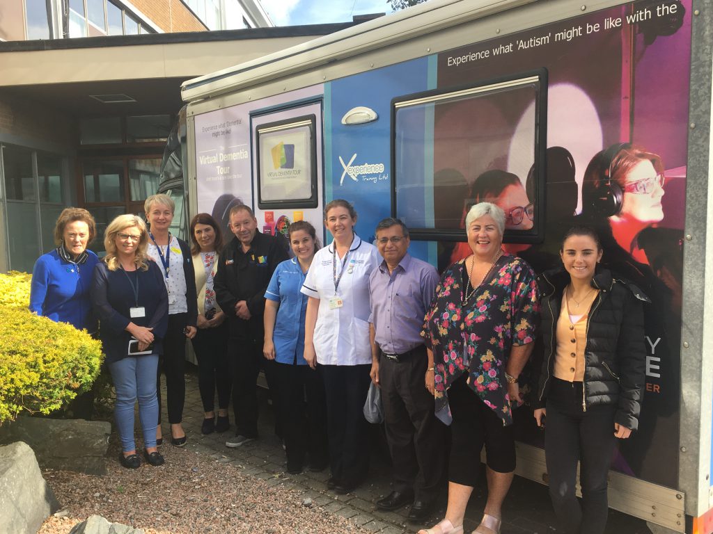 Virtual bus helping staff to better understand dementia | Southern ...