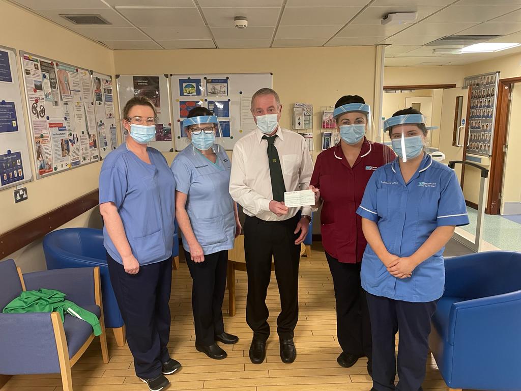 Cheque donation – Renal Unit, Daisy Hill Hospital | Southern Health ...