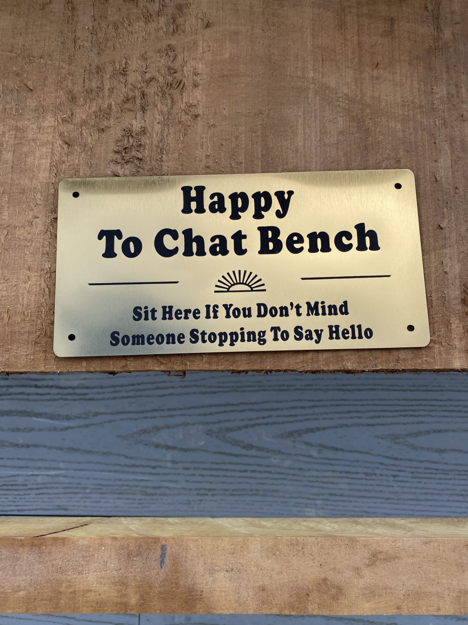 ‘Chatty Bench’ aims to become a real talking point | Southern Health ...