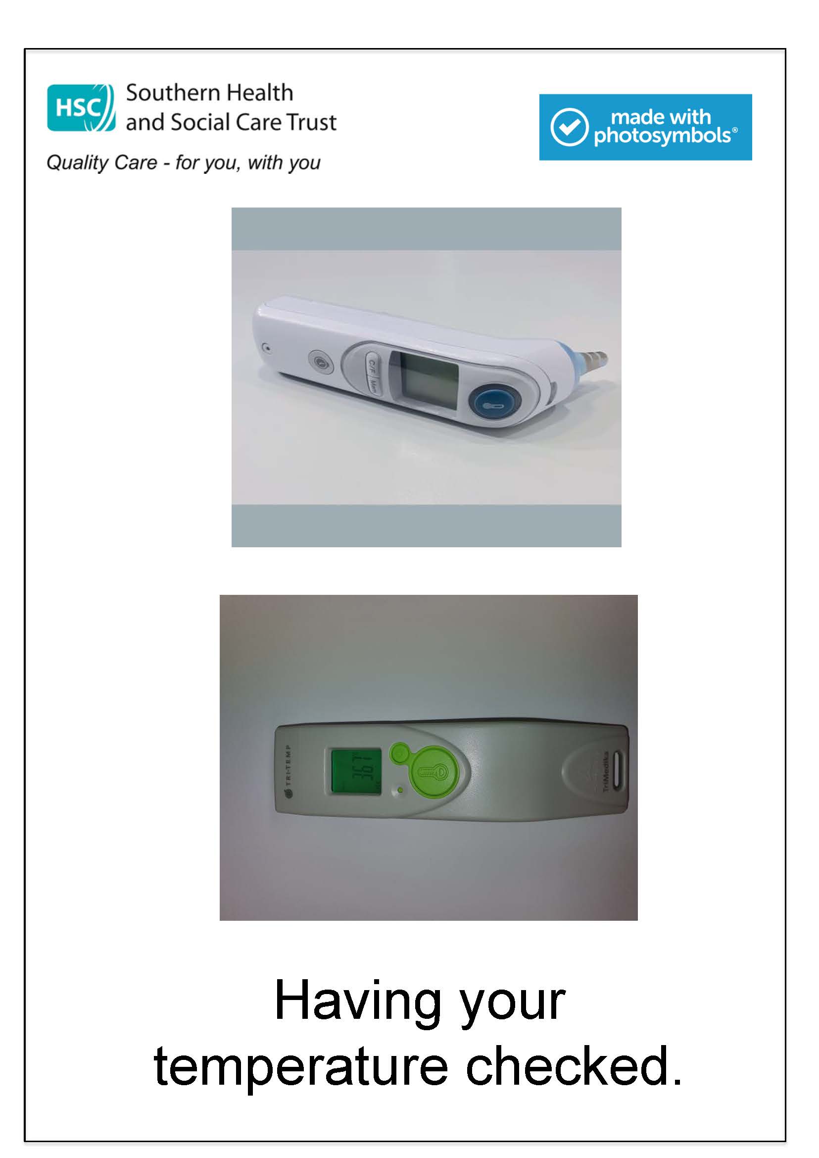 Information about your Health – Easy Read | Southern Health & Social ...