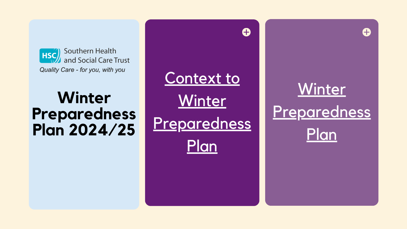 Winter updates | Southern Health & Social Care Trust